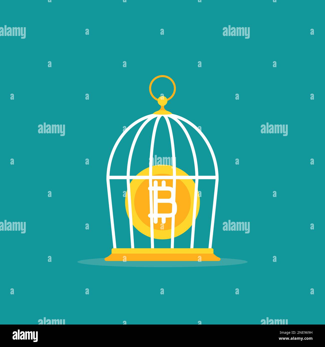 Trapped bitcoin hi-res stock photography and images - Alamy