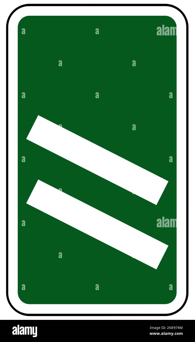 Motorway countdown marker sign hi-res stock photography and images - Alamy