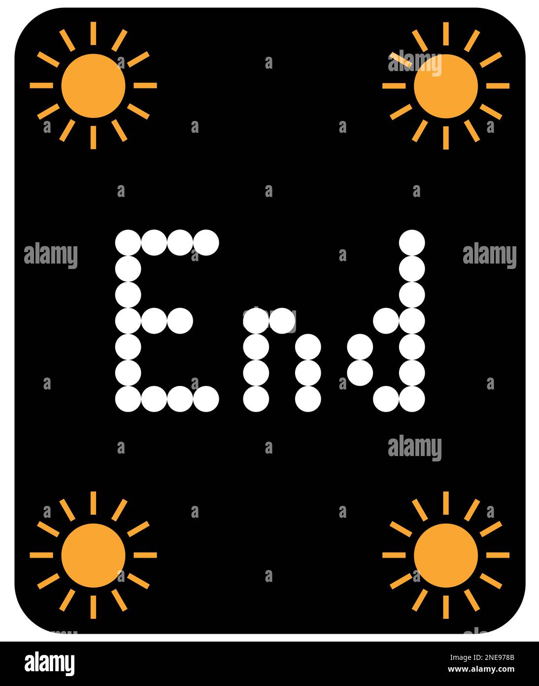 End of temporary restrictions British road sign Stock Photo - Alamy