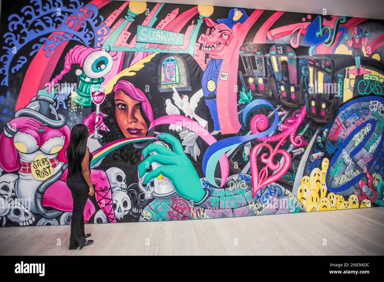 London UK 16 February 2023 Curated by graffiti historian Roger Gastman ...