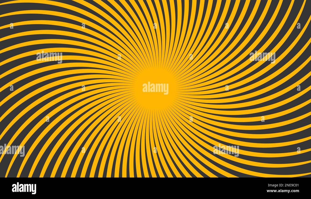 Retro banner with sun and rays in style of 70s. Sunburst, sunrise ...