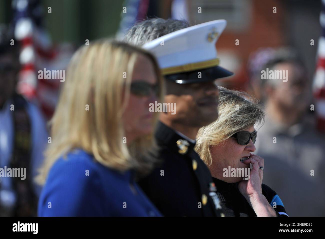 Claire Estopinal, far right, mother of Jason H. Estopinal, a 21-year ...