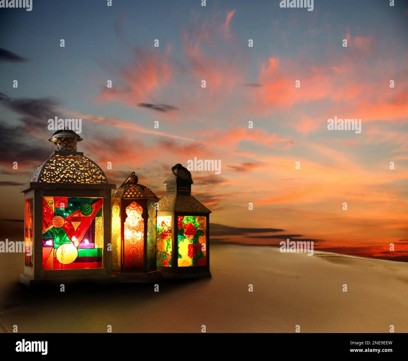 Arabian lamp sunset hi-res stock photography and images - Alamy