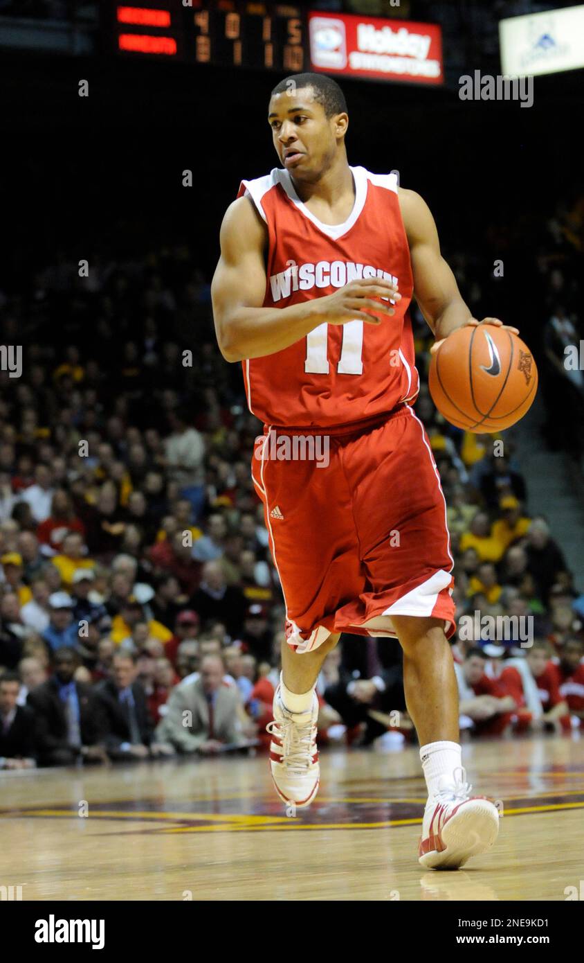 In a photo made Feb. 18, 2010, Wisconsin's Jordan Taylor is shown in an ...