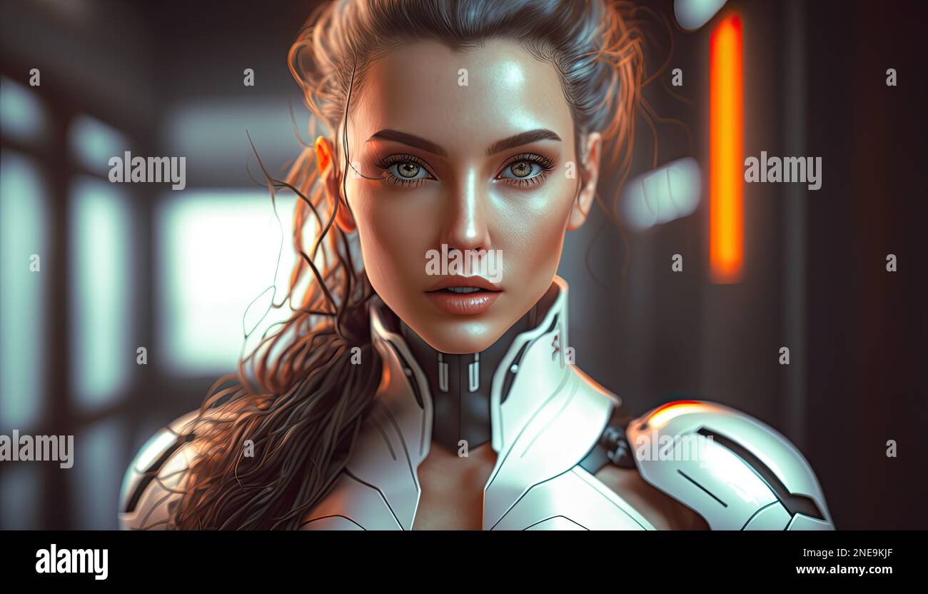 Ai generated robot hi-res stock photography and images - Alamy