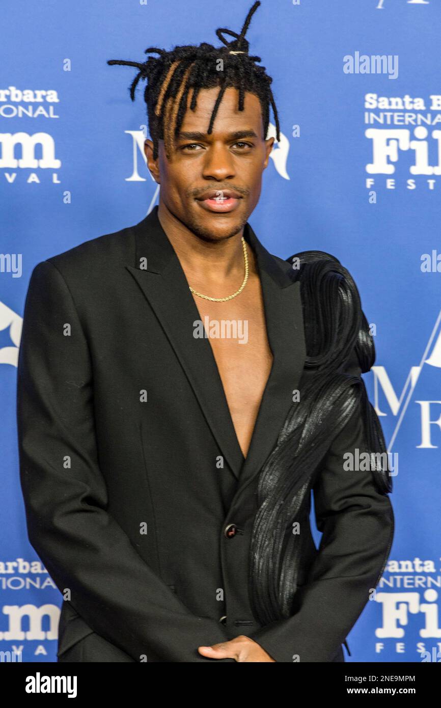 Jeremy Pope arrives at the 2023 Santa Barbara International Film ...