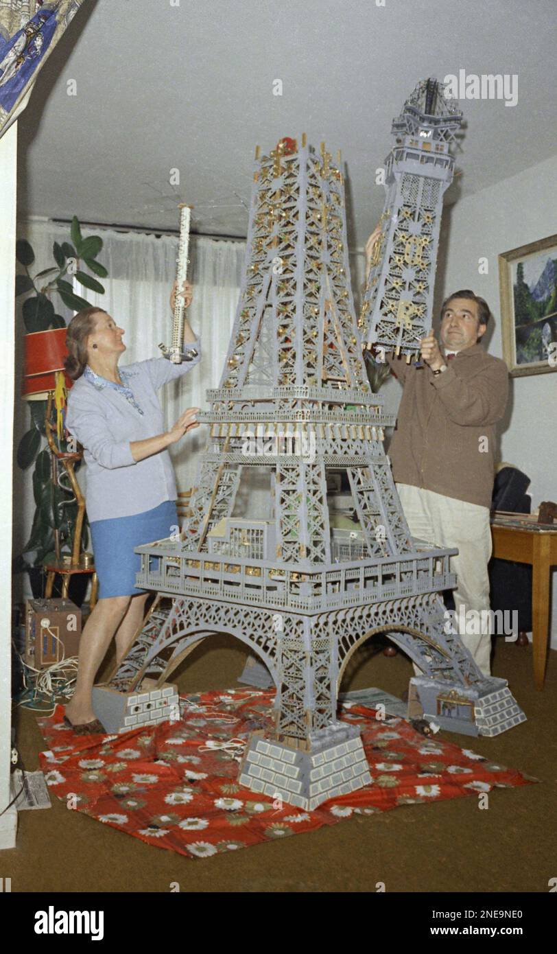 Two and a half million matches were used to build this 10½ foot high ...