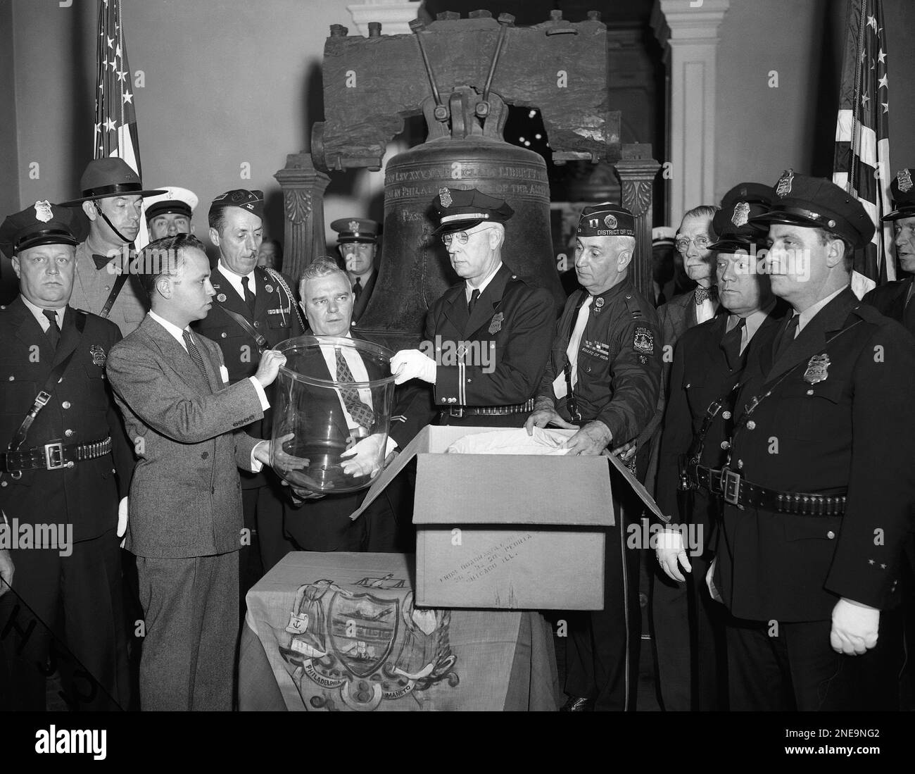 Beside the liberty bell in independence hall, Philadelphia on July 16 ...
