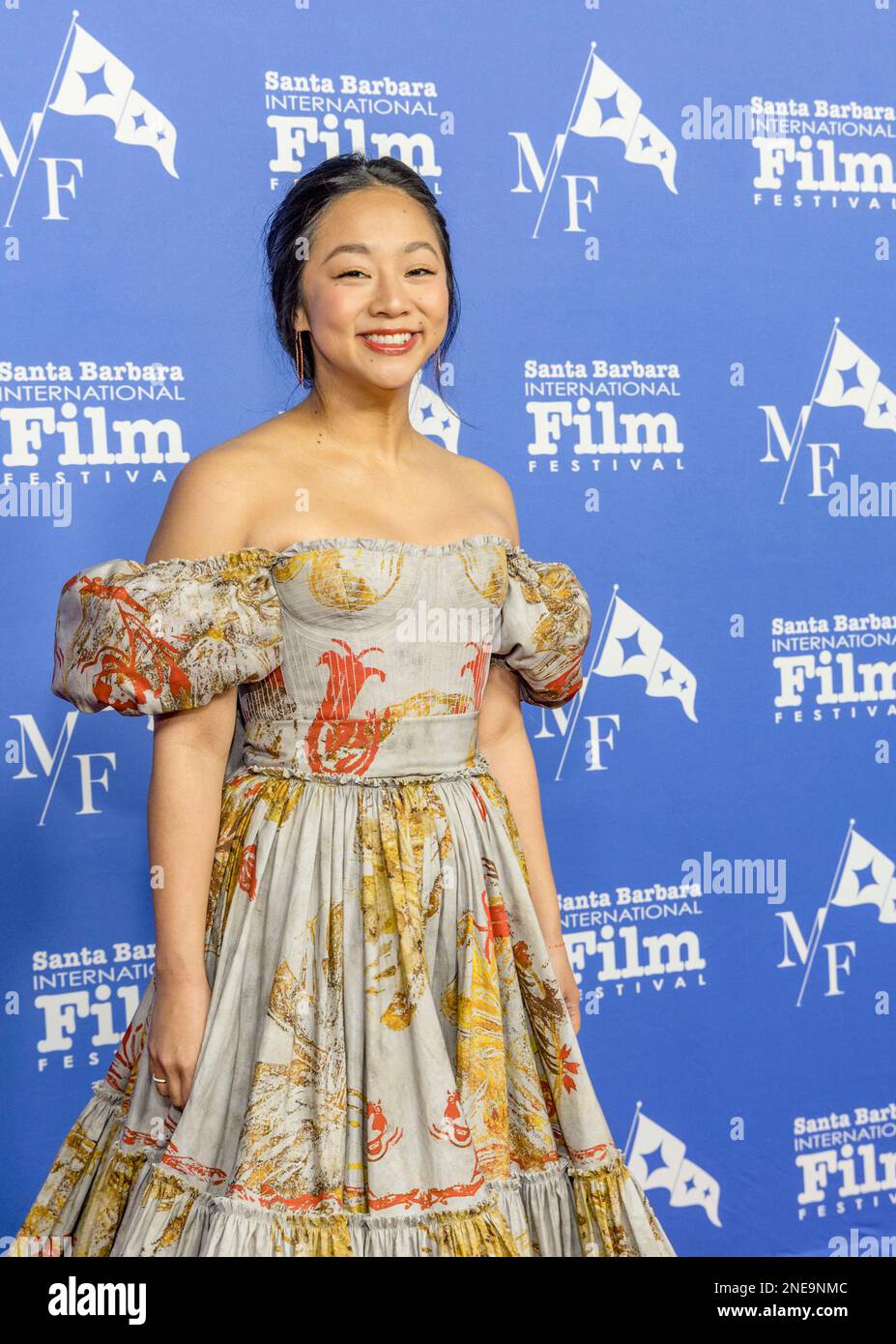 Stephanie Hsu arrives at the 2023 Santa Barbara International Film ...