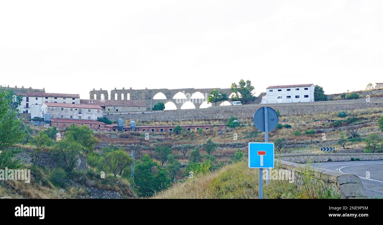 Landscape around Morella, Castellón, Valencian Community, Spain, Europe ...