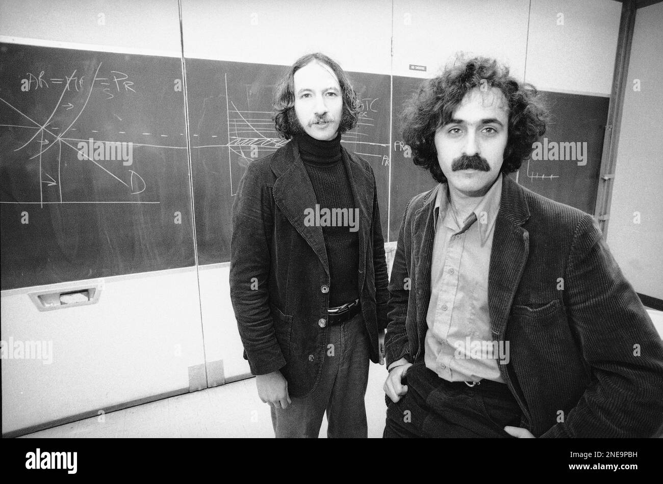 Michael Meeropol, left, and brother Robbie pose in their classroom at ...