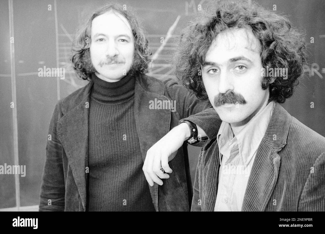 Michael Meeropol, left, and brother Robbie pose in their classroom at ...