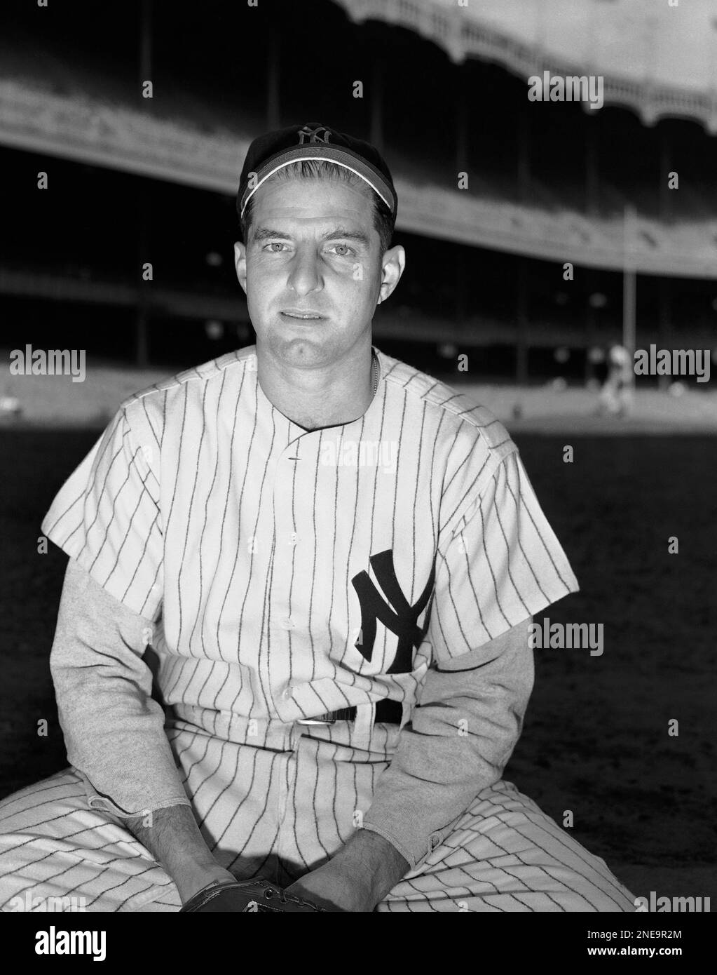 New York Yankees outfielder, Tom Henrich, is shown, Sept. 14, 1949. (AP ...
