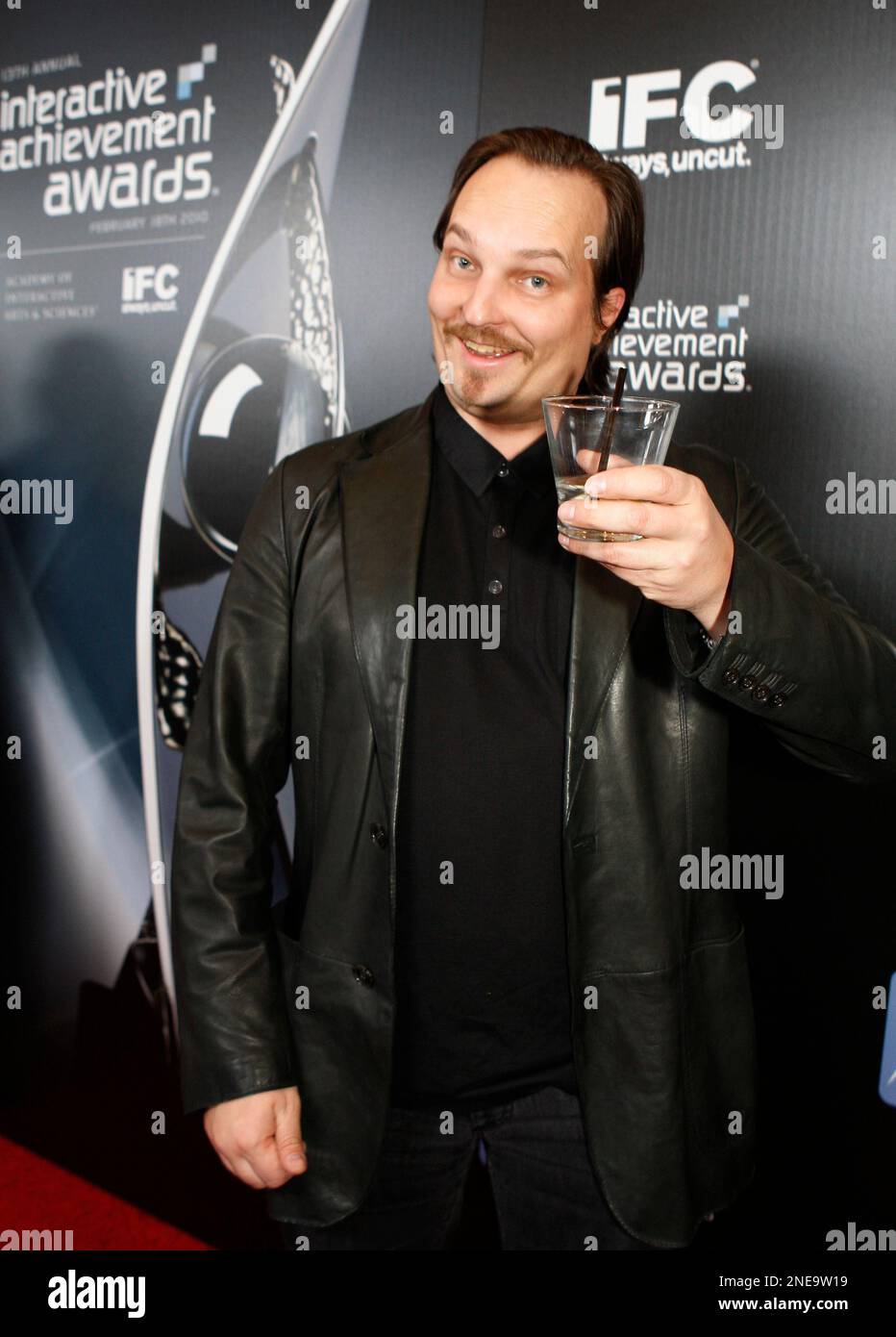 Greg Zeschhuk arrives the 13th Annual Interactive Achievement Awards on ...