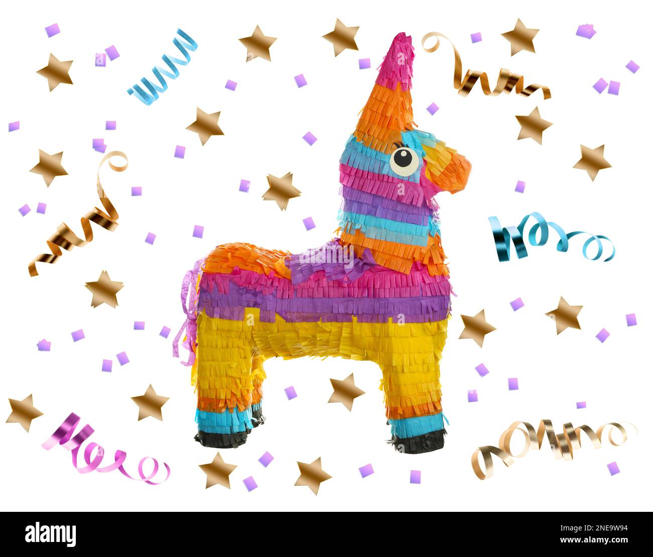 Mexican party pinata on Cut Out Stock Images & Pictures - Alamy