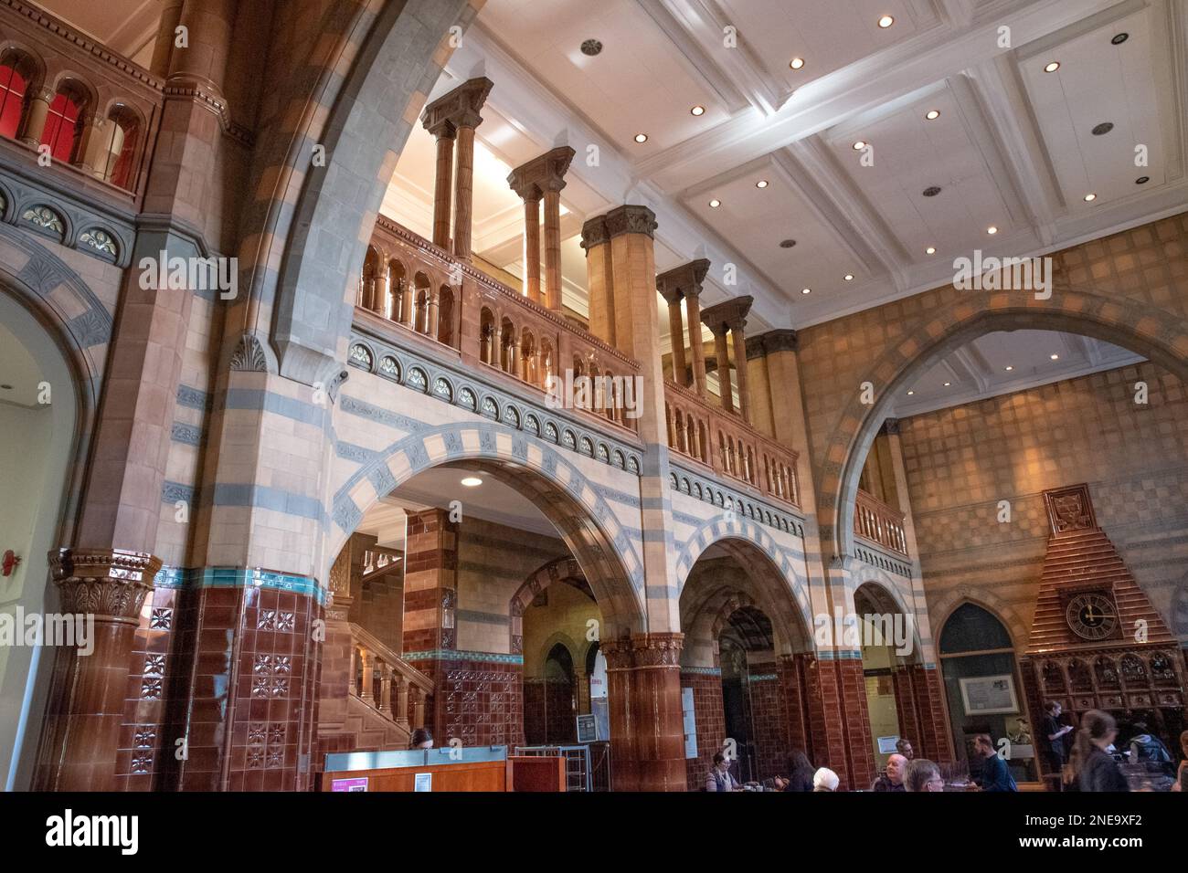 The former entrance hall of the Victoria Building Liverpool University ...