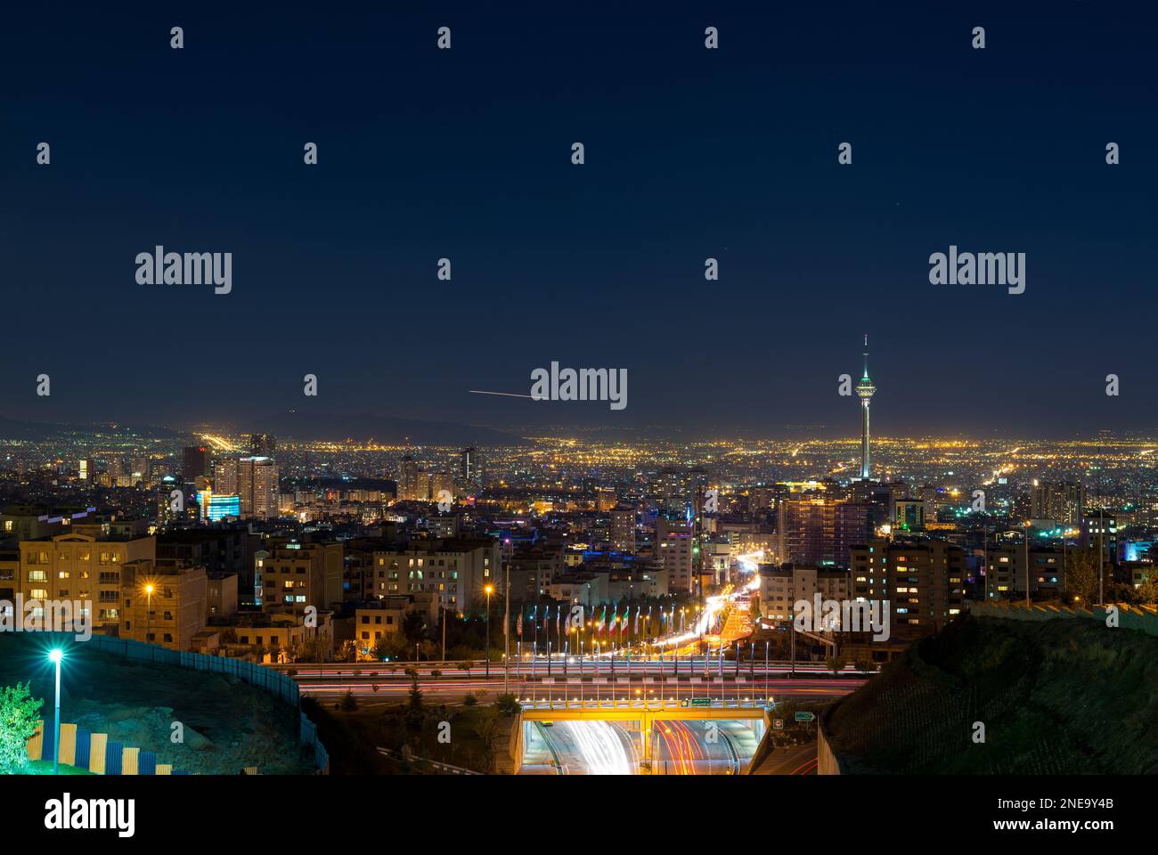 Tehran skyline and night hi-res stock photography and images - Alamy