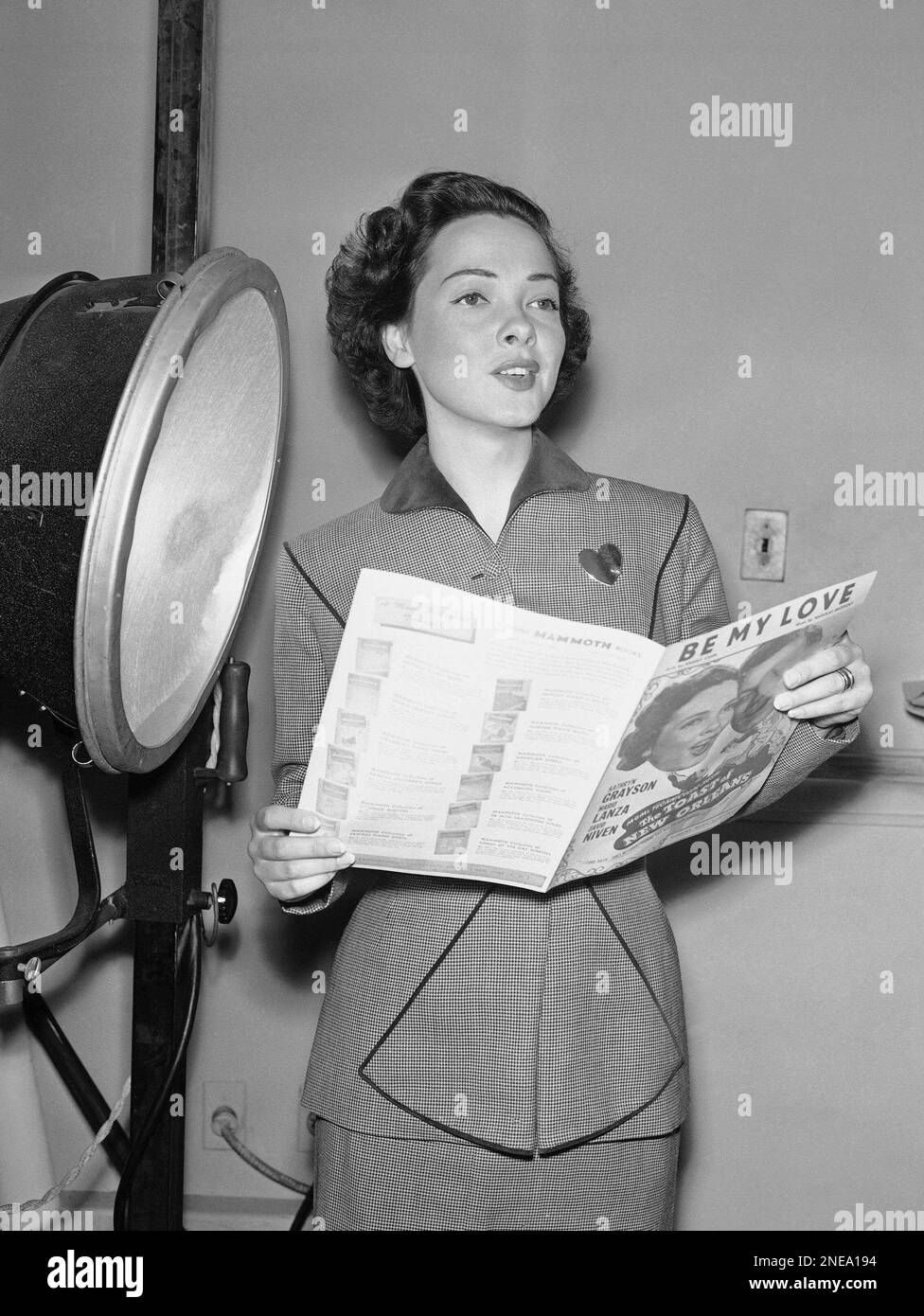 FILE - This Sept. 3, 1950 file photo shows Kathryn Grayson, motion ...