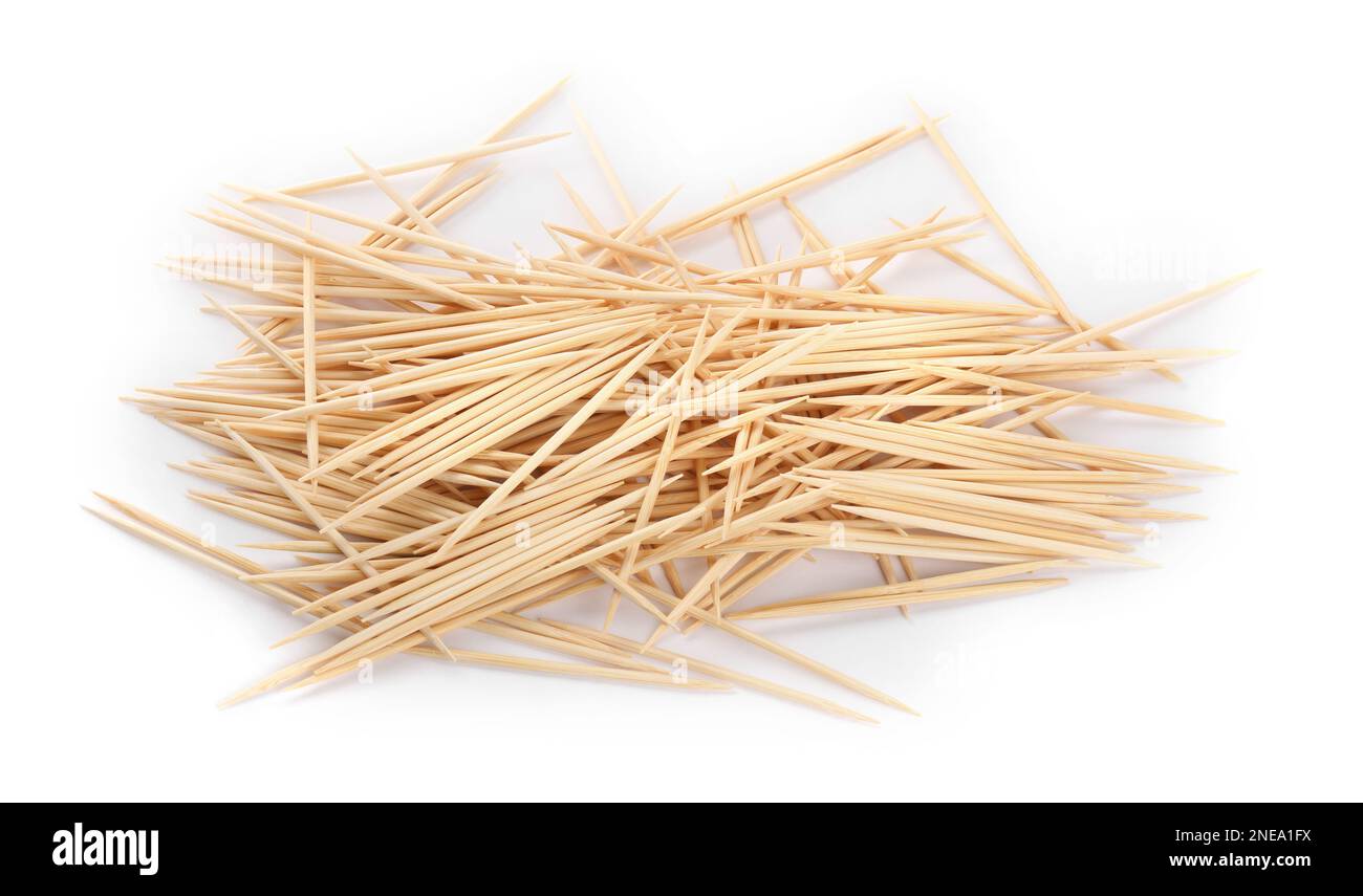 Toothpicks on the background Cut Out Stock Images & Pictures - Alamy