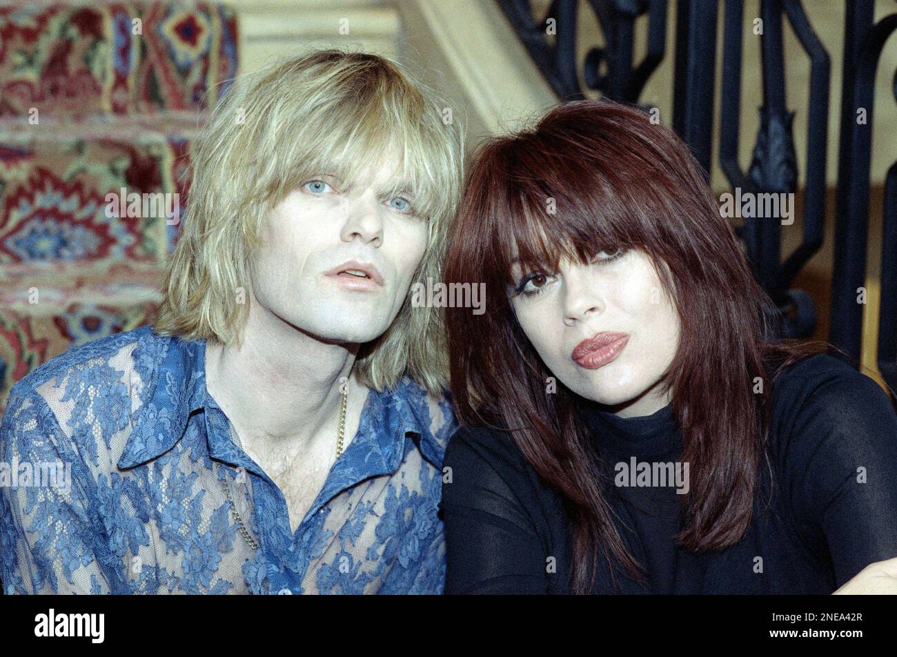 Members of the Australian band Divinyls, Mark McEntee, left, and ...