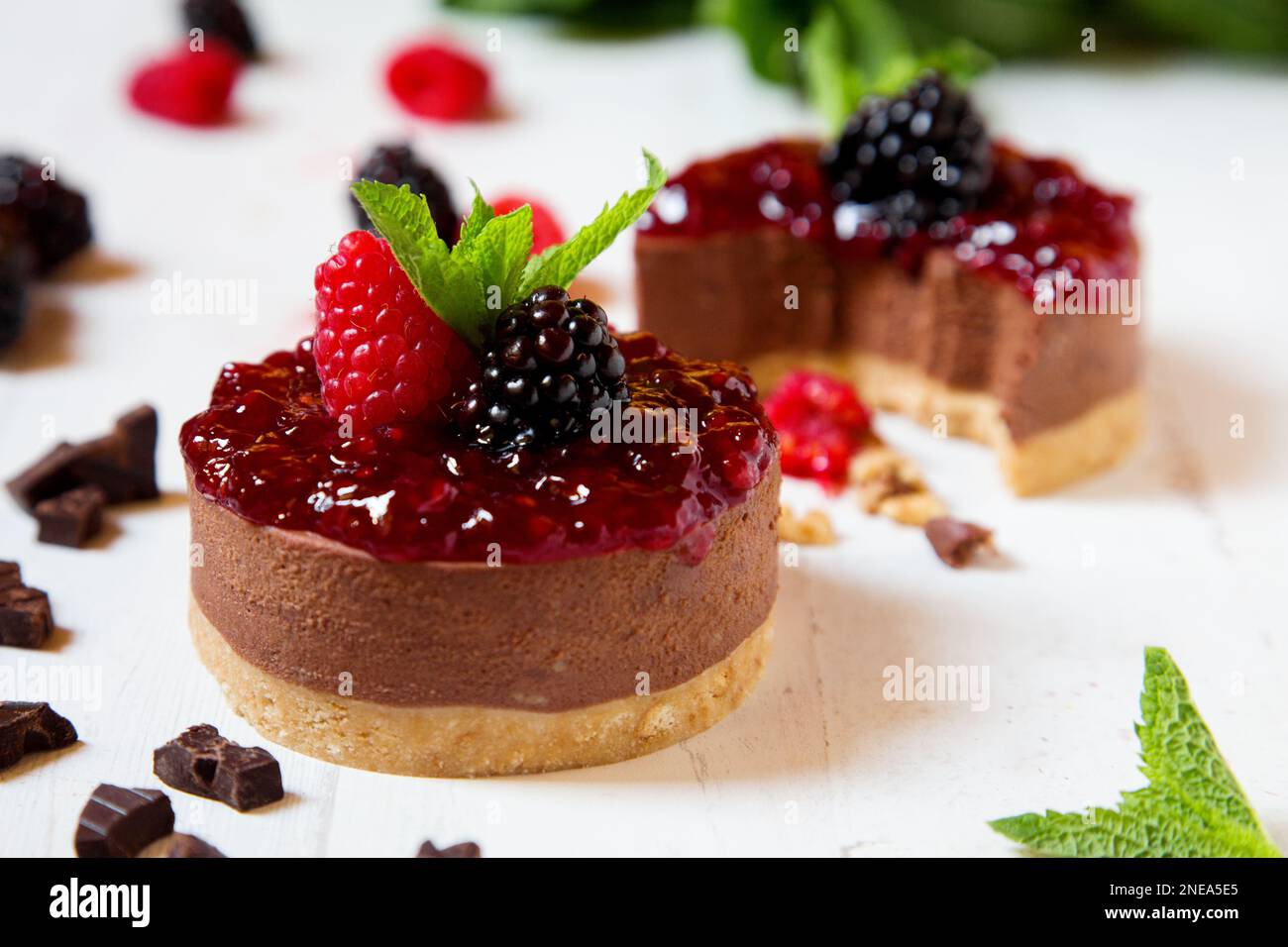 Chocolate mousse a dessert of French origin, whose base is egg white ...