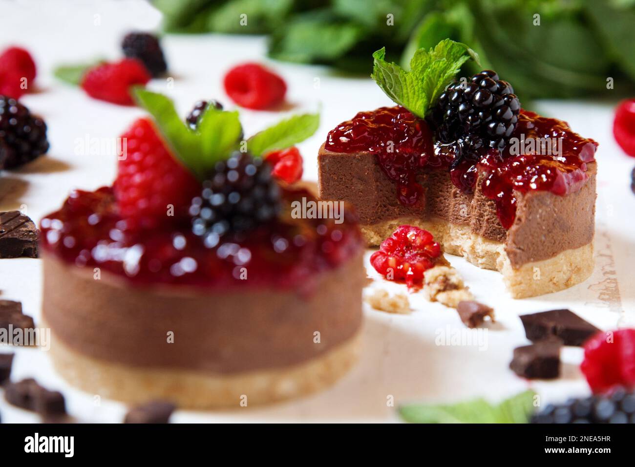 Chocolate mousse a dessert of French origin, whose base is egg white ...