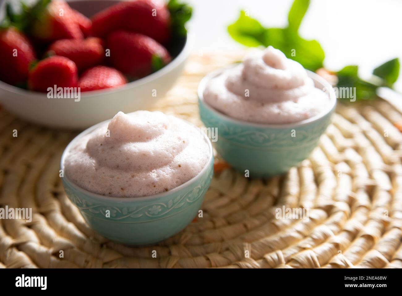 A mousse is a dessert of French origin, whose base is egg white mounted ...