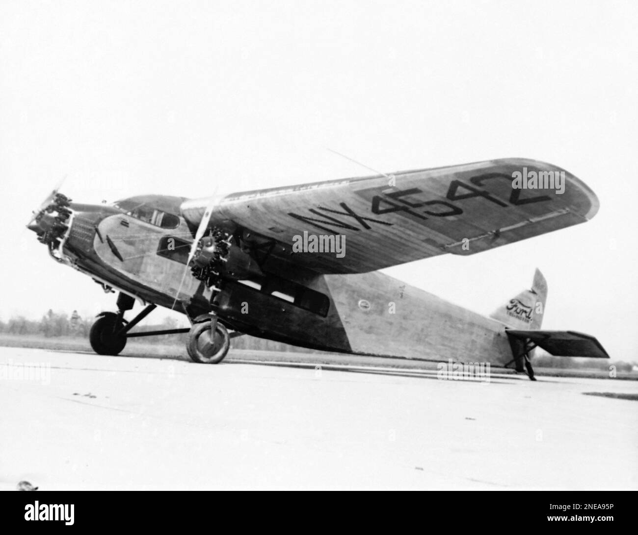 The Giant tri-motored all metal Ford Monoplane shown March 28, 1928 ...