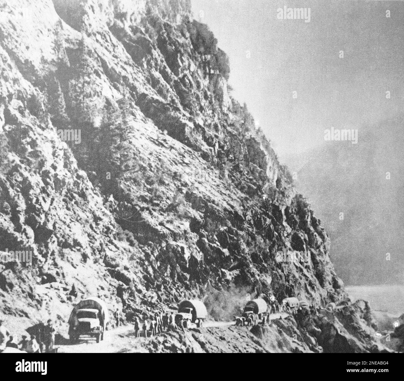 Following celebrations for the opening of the Sikang-Tibet highway, the ...