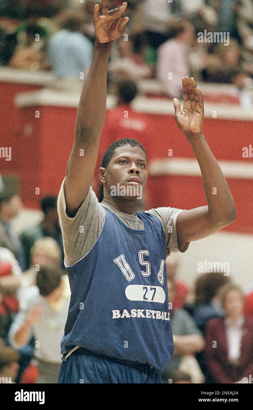 Olympic basketball player Patrick Ewing is shown in 1984. (AP Photo ...