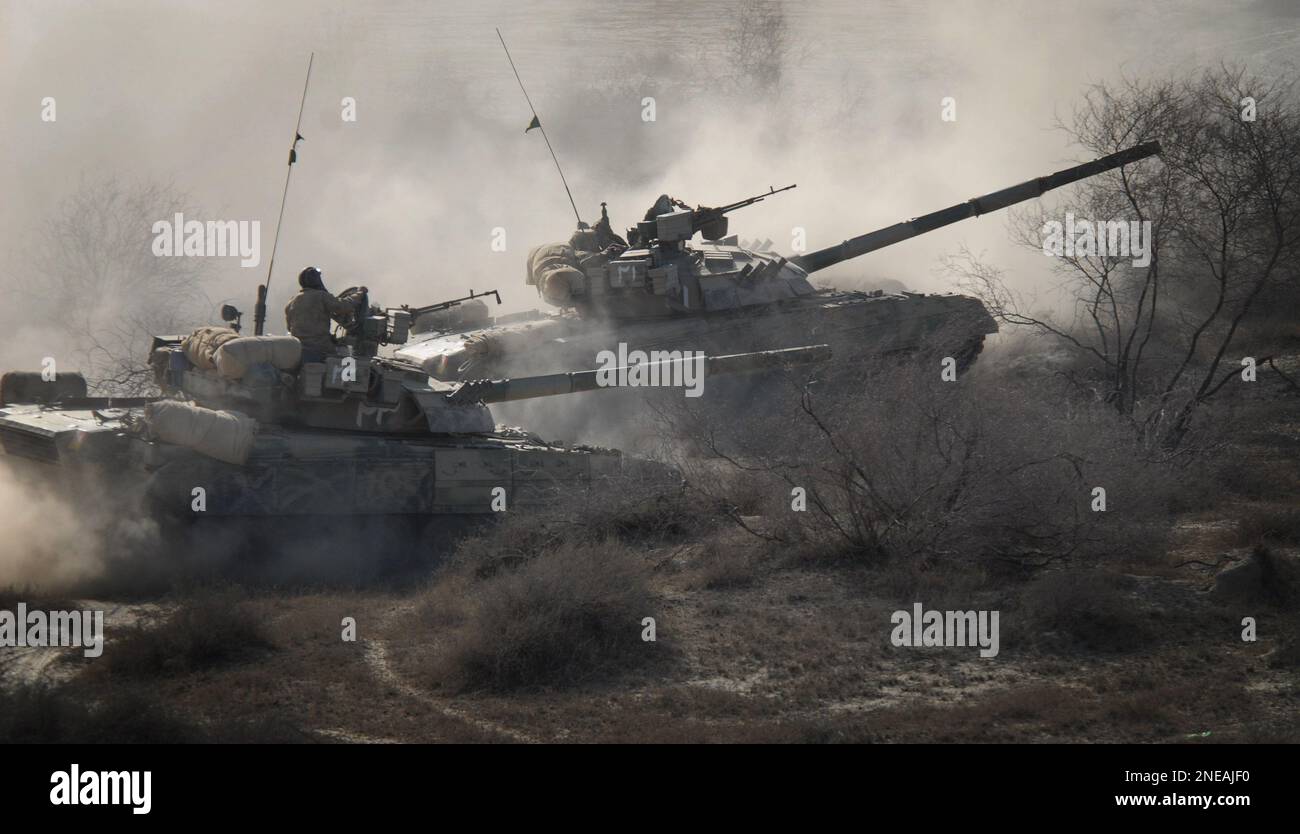A Pakistan army soldiers take part in a military exercise in ...