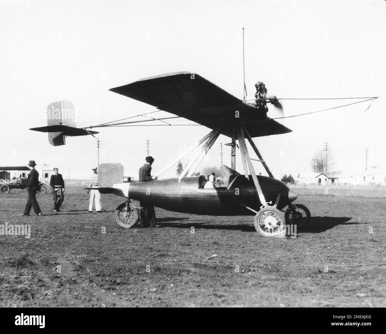 A monoplane of novel design declared by its inventor, R.V. Norris, of ...