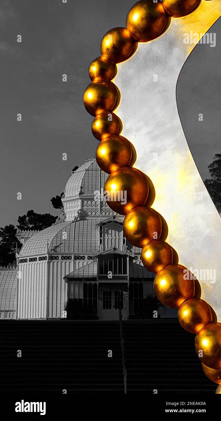 A conservatory of flowers building facade in San Francisco Stock Photo ...