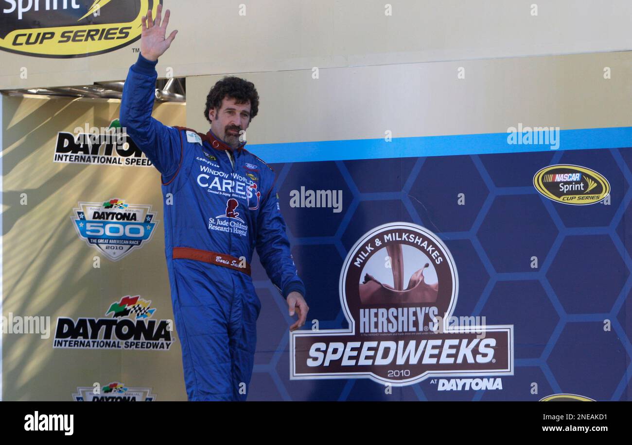 Boris Said during driver introductions prior to the start of the ...