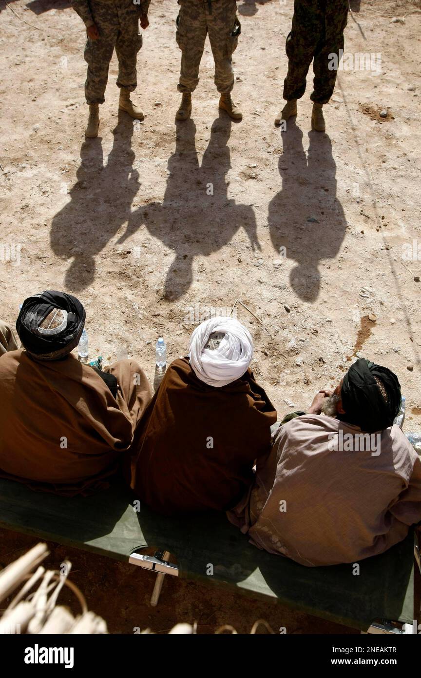 U.S. Lt. Col. Burton Shields, commander of the 4th Battalion, 23rd ...