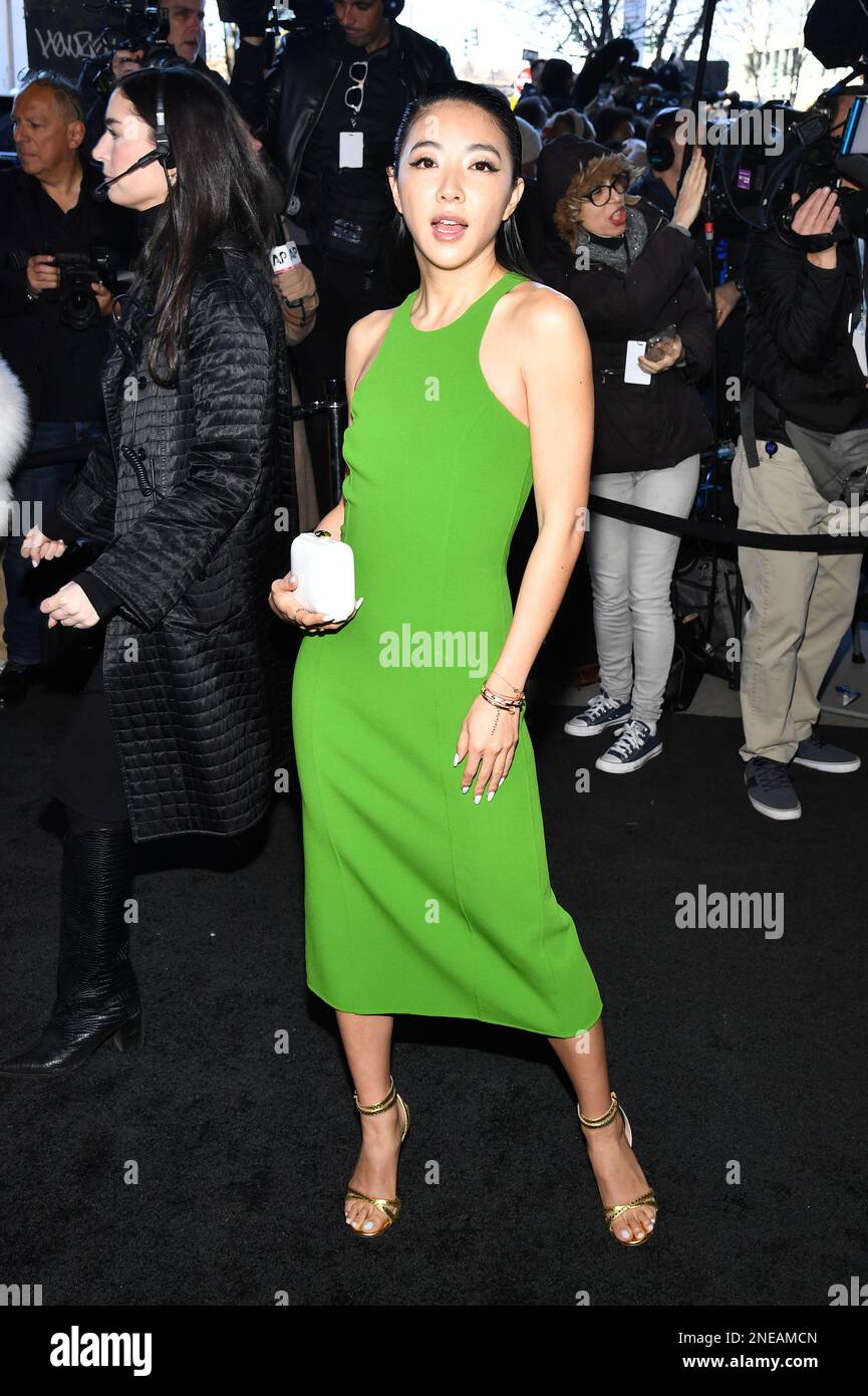 New York, USA. 15th Feb, 2023. Yuyu attends the Michael Kors Collection ...
