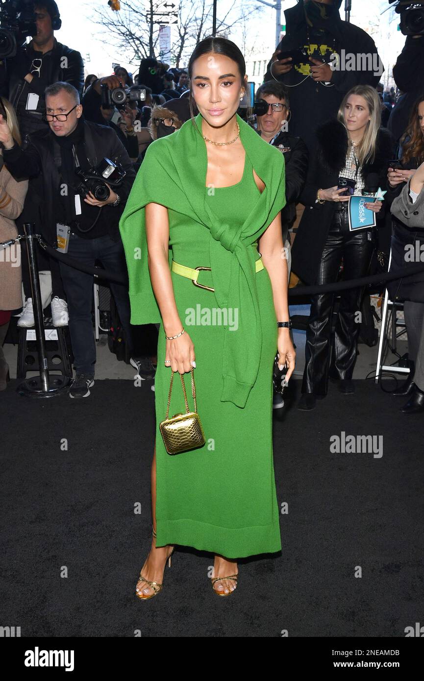 New York, USA. 15th Feb, 2023. Tamara Kalinic attends the Michael Kors ...