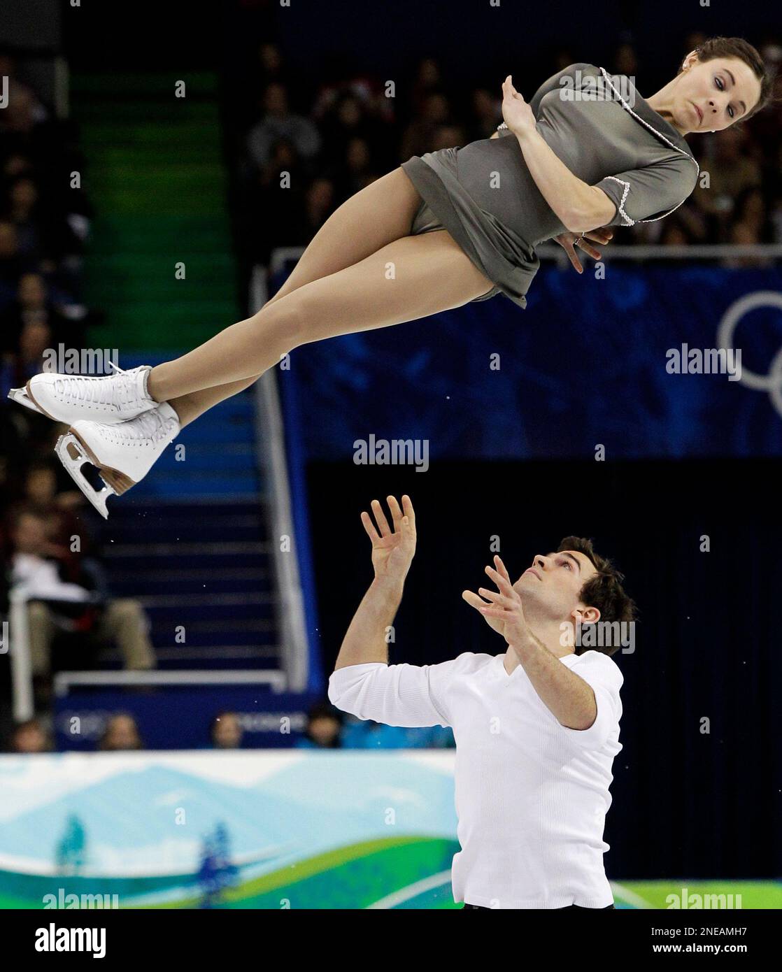 Canada's Jessica Dube and Bryce Davison perform their pairs free ...