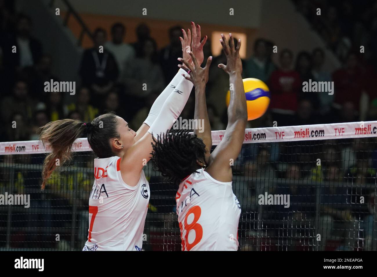 ISTANBUL, TURKIYE - NOVEMBER 02, 2022: Hande Baladin and Sinead Jack ...