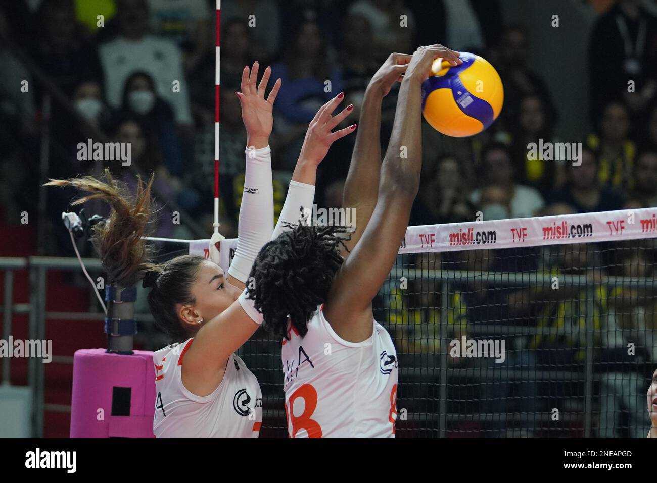 ISTANBUL, TURKIYE - NOVEMBER 02, 2022: Hande Baladin and Sinead Jack ...