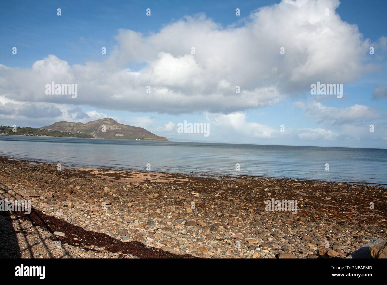 Holy Island viewed from Whiting Bay The Isle of Arran Ayrshire Scotland ...