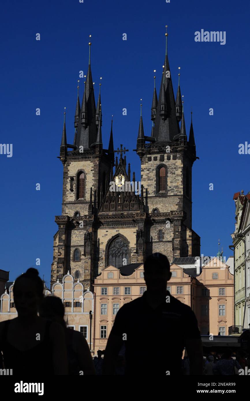Life in Prague Stock Photo - Alamy
