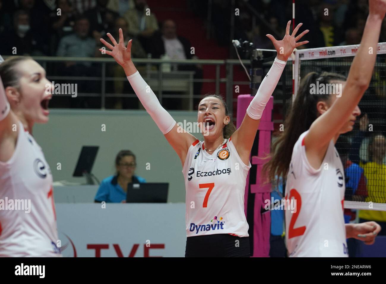 ISTANBUL, TURKIYE - NOVEMBER 02, 2022: Hande Baladin in Fenerbahce Opet ...