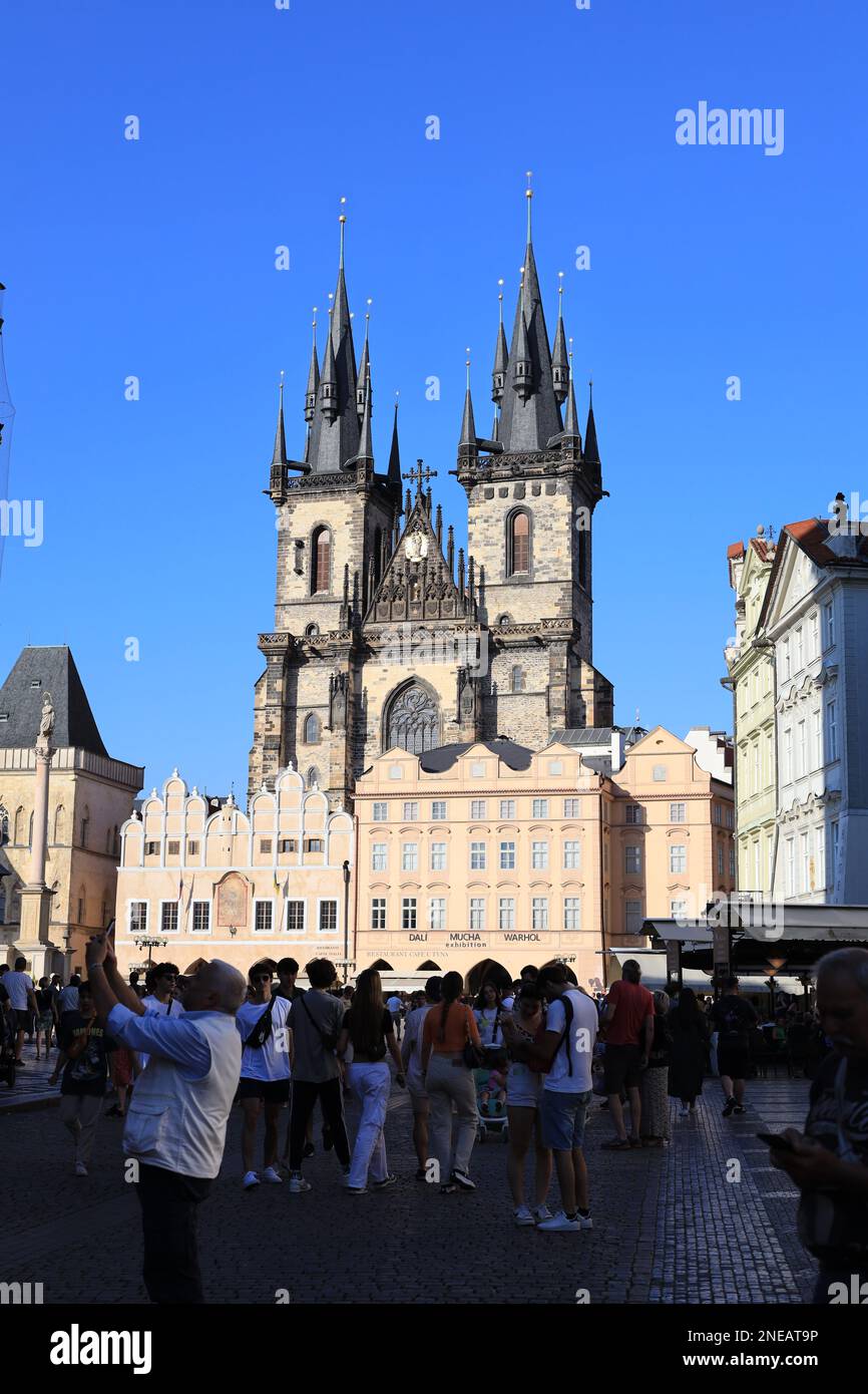 Life in Prague Stock Photo - Alamy