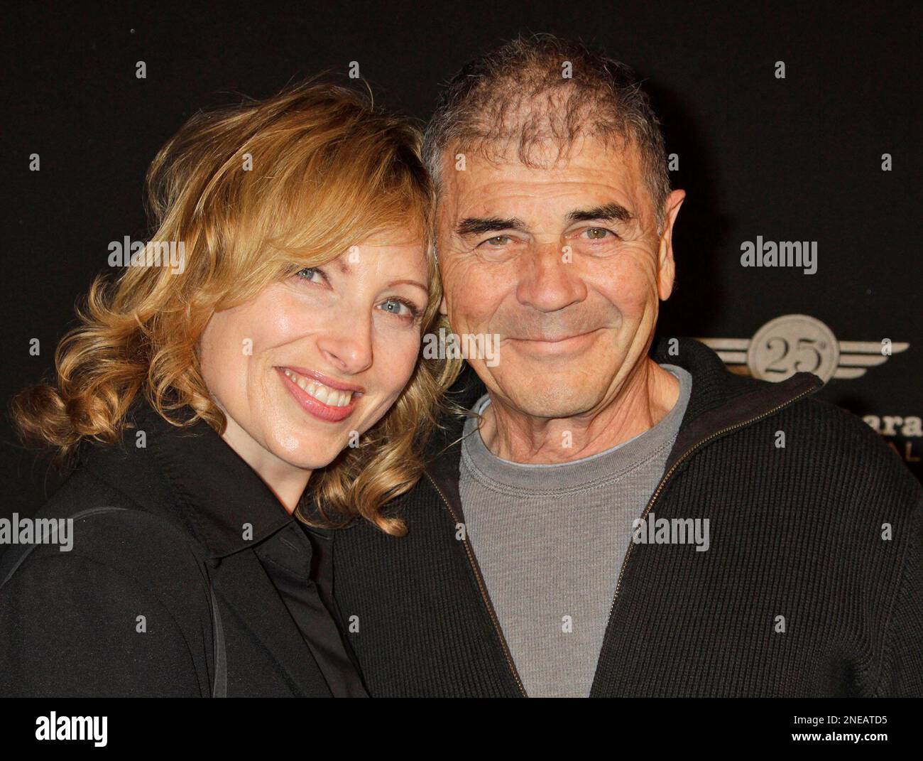 Actor Robert Forester, and his wife Denise are seen at the premiere of ...
