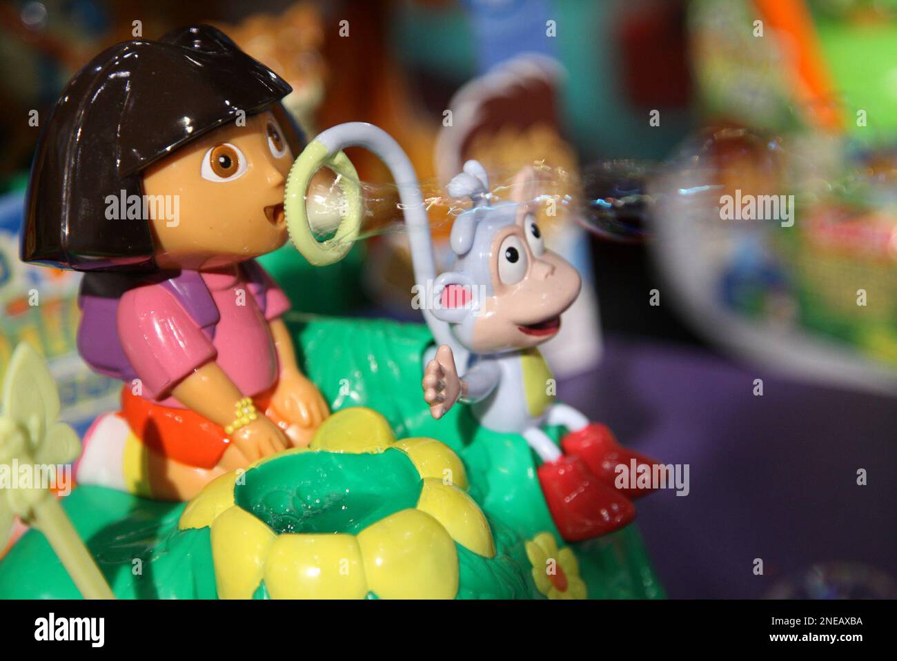 Nick Jr.'s Dora the Explorer is featured with Boots the monkey as a ...