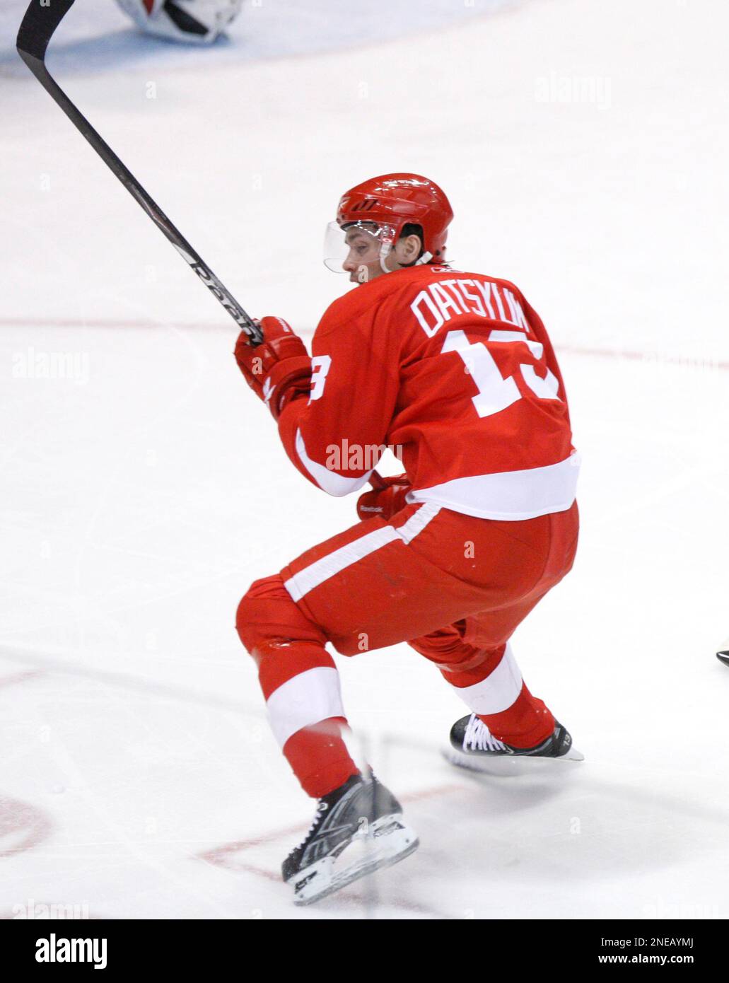 Detroit Red Wings center Pavel Datsyuk (13) of Russia is seen during ...