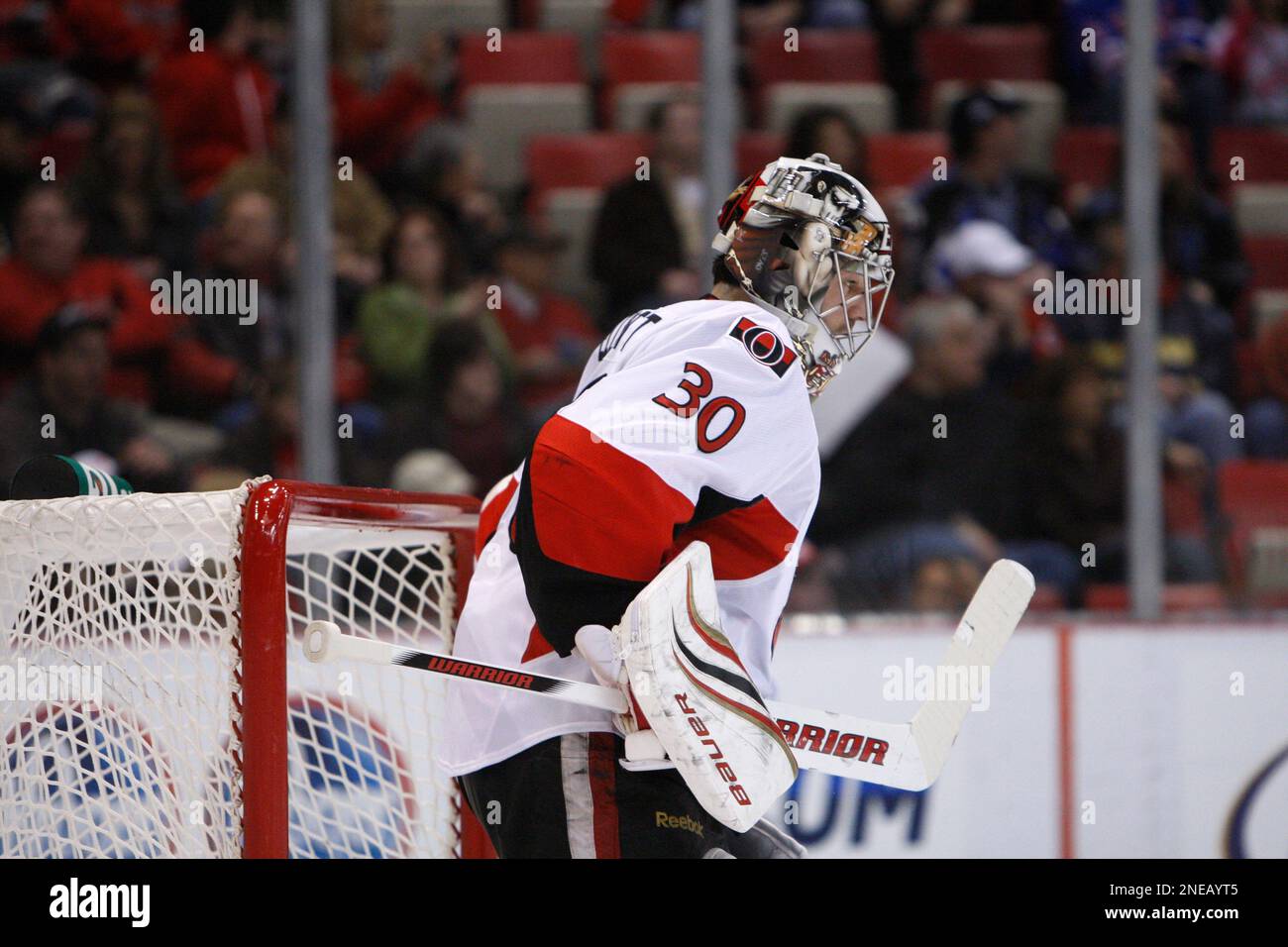 Ottawa Senators goalie Brian Elliott (30) is seen during the first ...