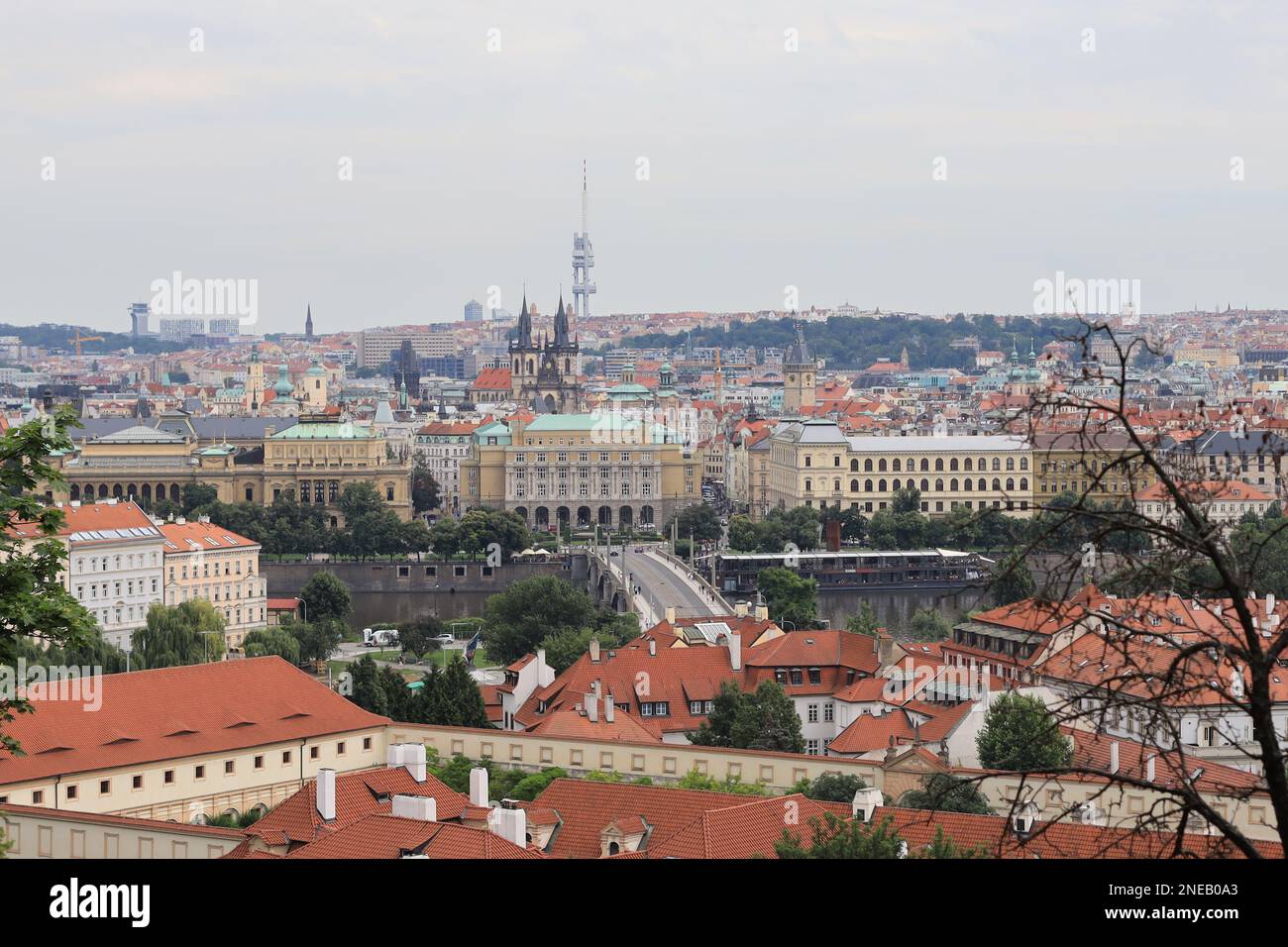 Life in Prague Stock Photo - Alamy