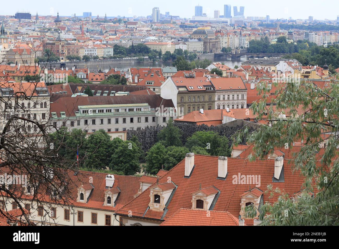 Life in Prague Stock Photo - Alamy